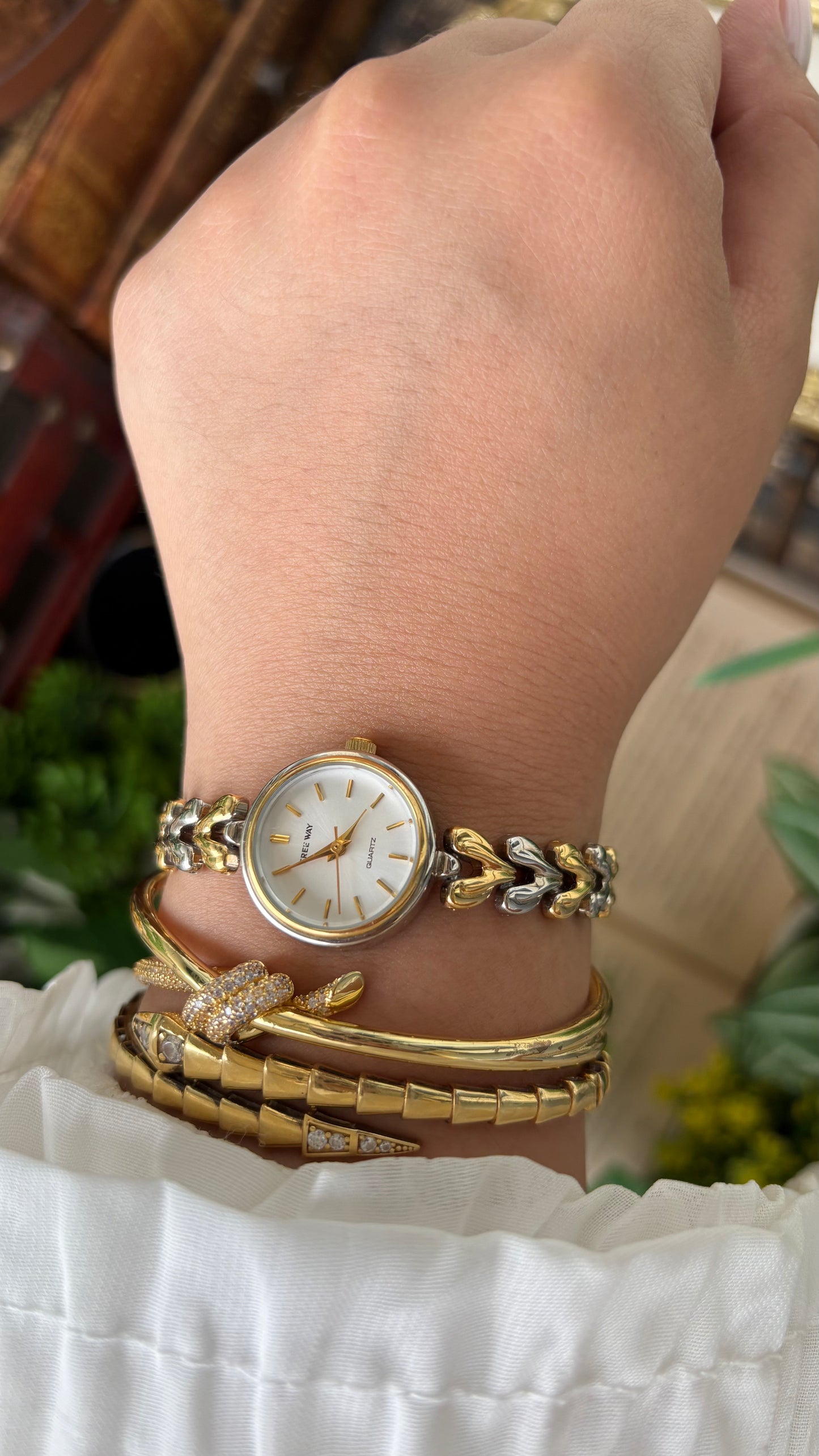 Rare Vintage Citizen Freeway Heart Bracelet Watch in Two-Tone Quartz ...