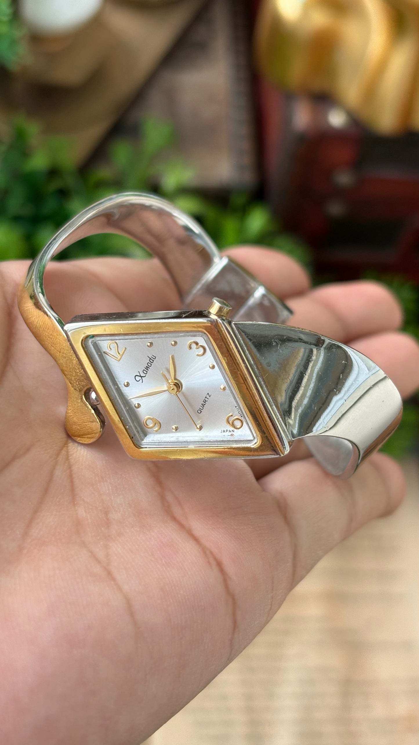 Rare Vintage Xanadu Elegant Melting Diamond Dial Watch in Two-Tone Qua ...